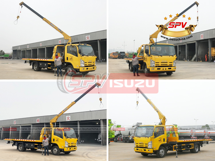ISUZU Road Wrecker With Crane for Sale | Wheel-lift Wrecker Supplier