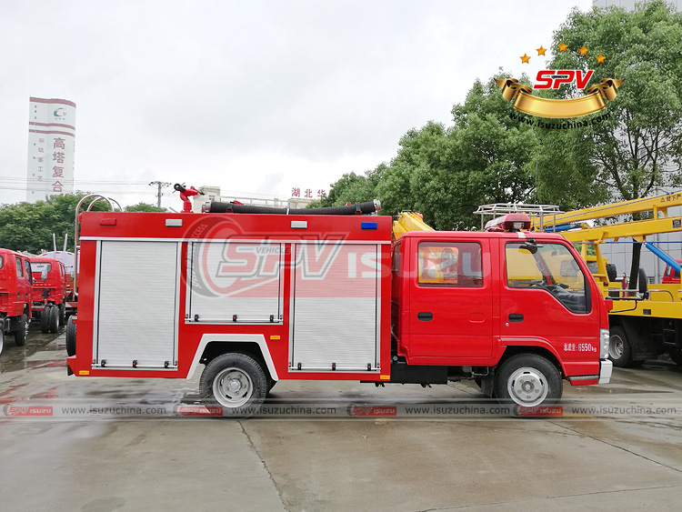 2000L Mini ISUZU Fire Rescue Truck | ISUZUCHINA Fire Truck for Sale